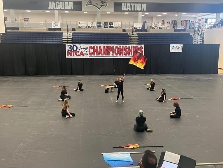BRHS winter color guard finishes 2nd place at 2023 North Texas ...